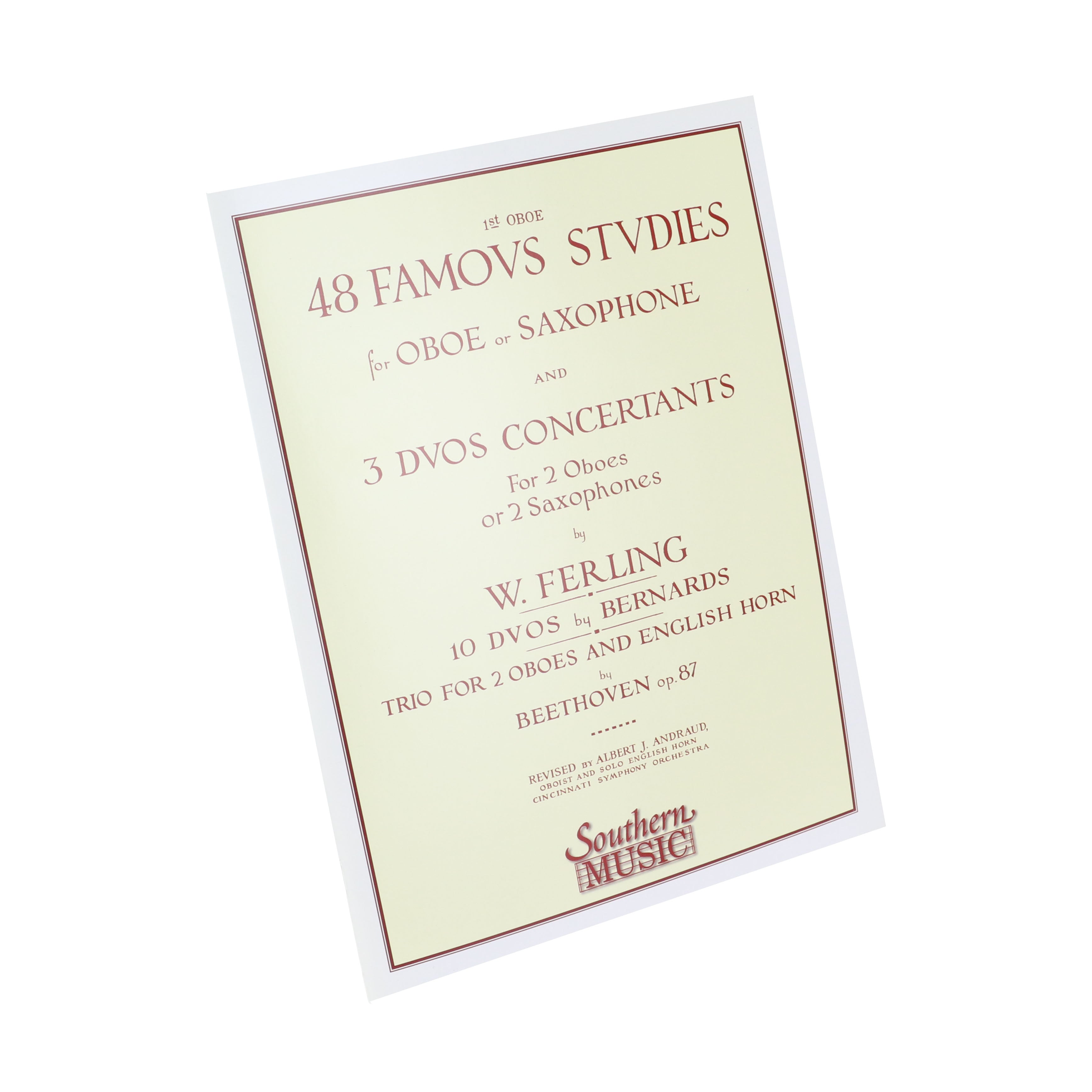 Ferling - 48 Famous Studies, Vol. 1 – RDG Woodwinds, Inc.
