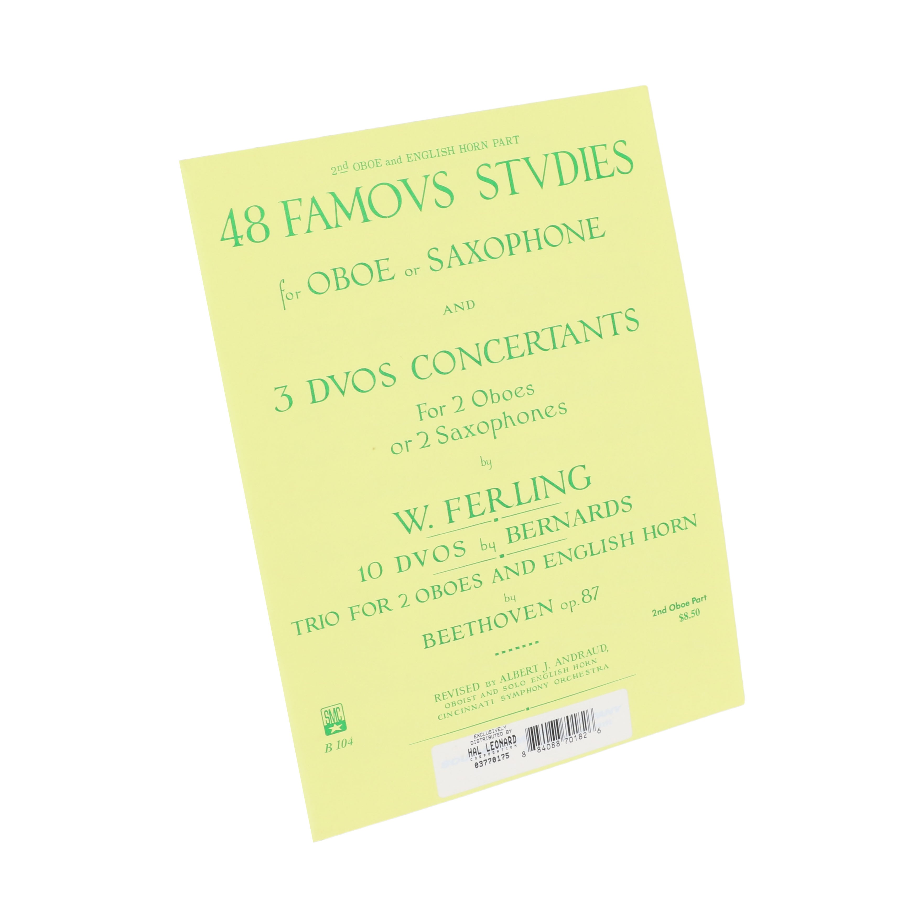 Ferling - 48 Famous Studies, Vol. 2 – RDG Woodwinds, Inc.